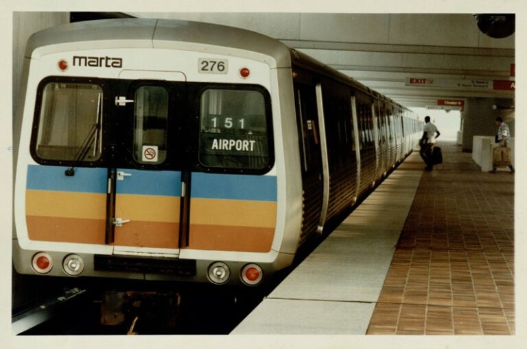 #MARTA Train Waiting At The Station Circa 1990 – Bo Legs ATL
