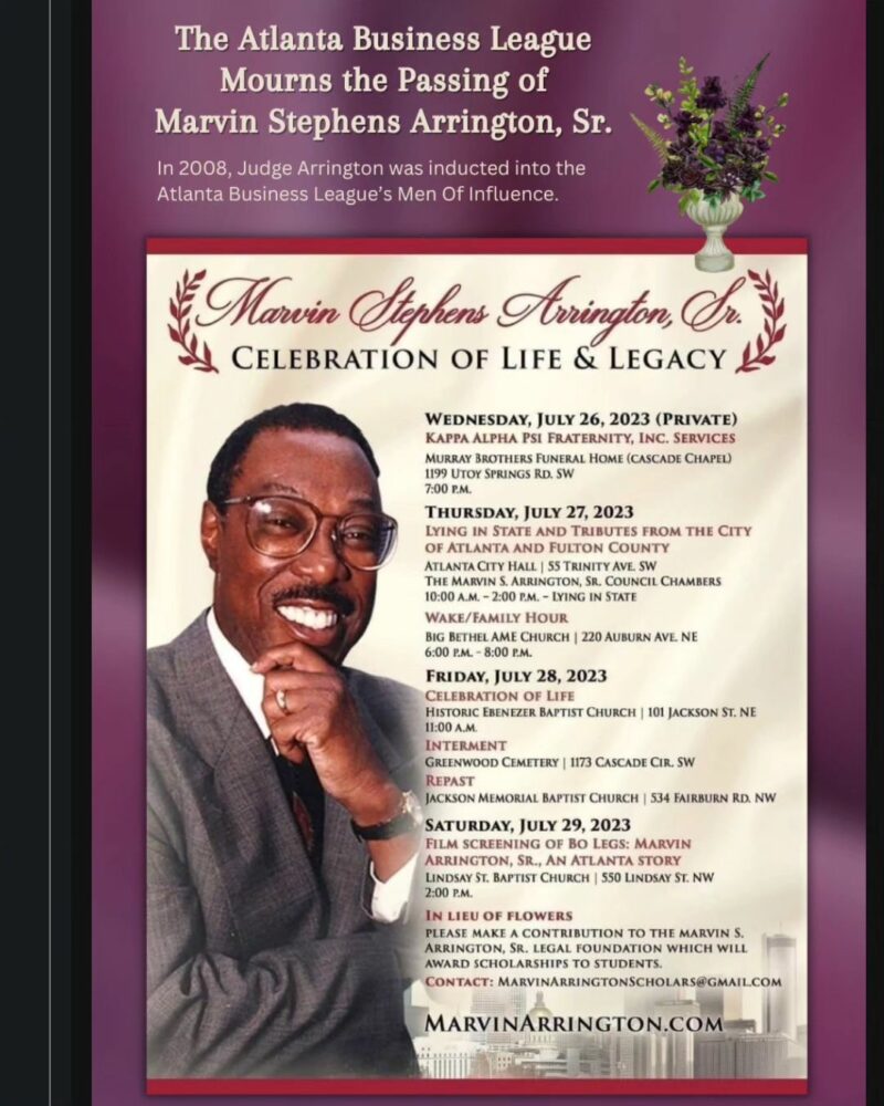Thank you, Atlanta Business League @abl1933, for honoring the life and ...